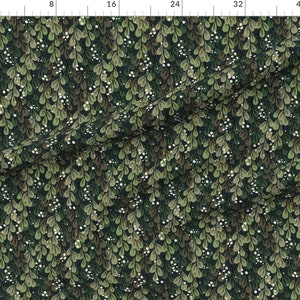 Mistletoe Fabric Mistletoe by Shelbyallison Mistletoe - Etsy