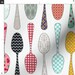 Funky Spoons Fabric Spoon Quilt by Juliesfabrics Spoon - Etsy