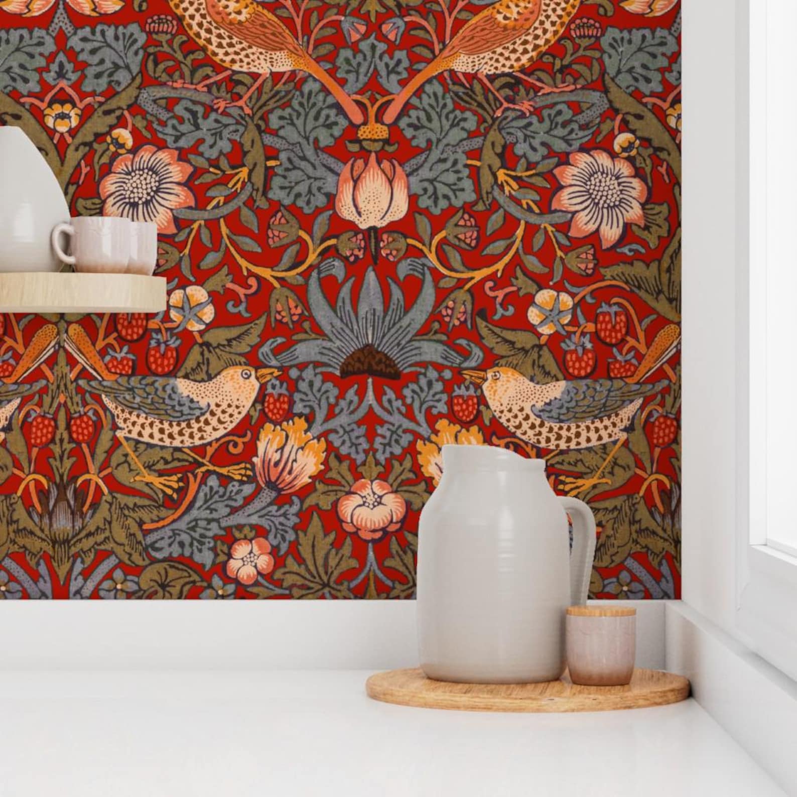 William Morris Wallpaper Peel And Stick