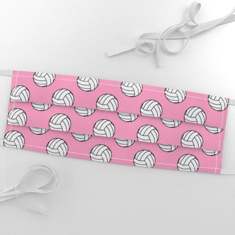 Pink Sports Fabric Girls Sports Volleyball Balls On | Etsy