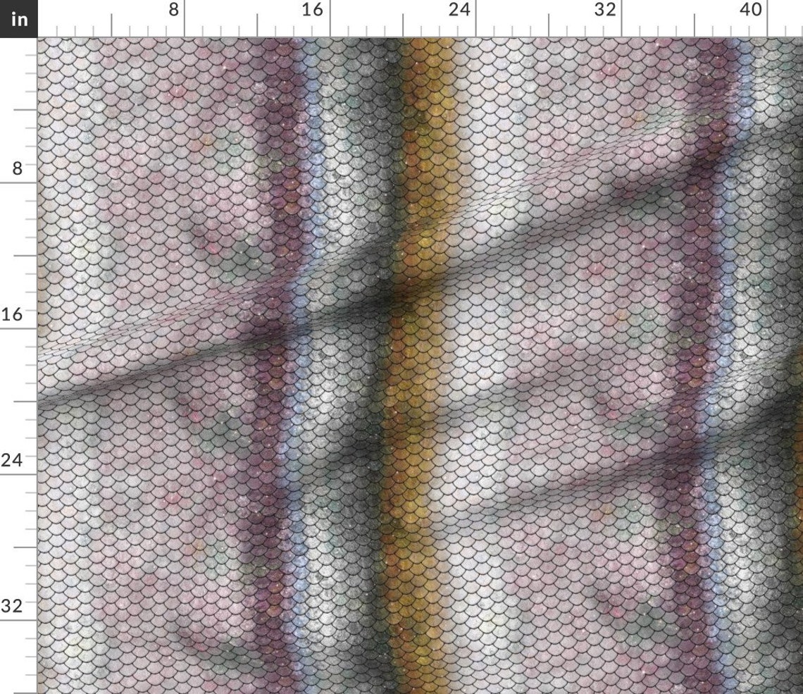 Salmon Scales Fabric Salmon Skin by Purplish Salmon Fish | Etsy