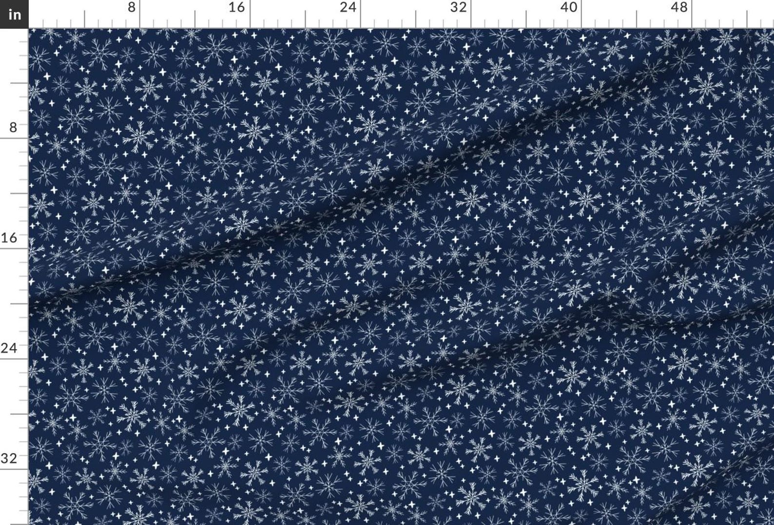 Winter Snowflakes // Dark Blue Snowflake Xmas Holiday Christmas by ...