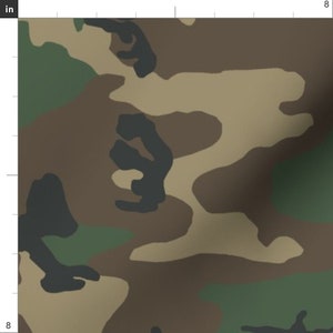Standard Woodland Camo Fabric Woodland Camo by Ricraynor | Etsy