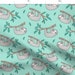 Toad Fabric Mushrooms, Toadstools and Frogs by Creativeinchi Navy Blue ...