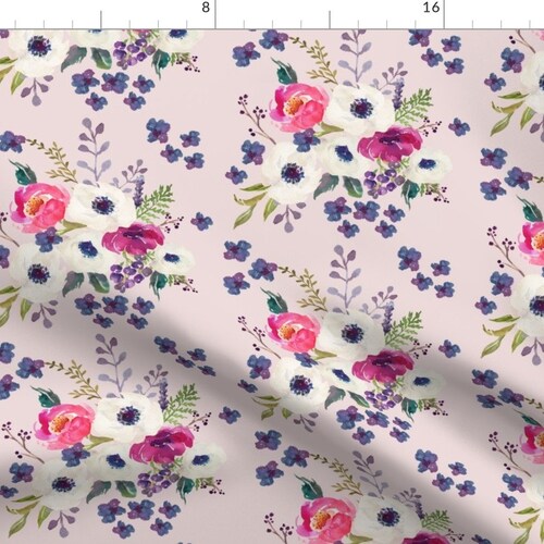 Purple Toile De Jouy Fabric Purple Reverse Greyhound Toile | Etsy