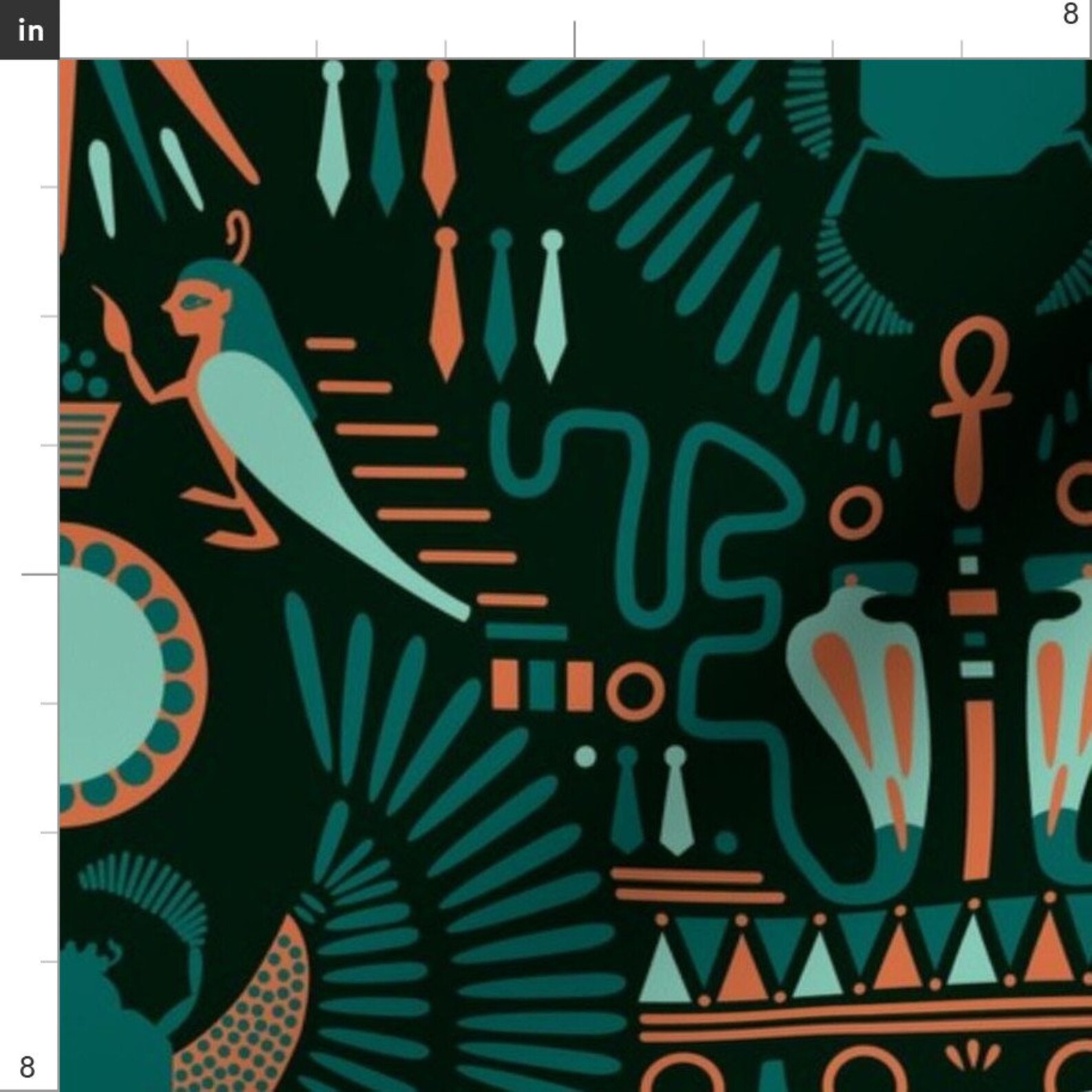 Scarab Fabric Scarab Talisman by Crafty Cuss Egyptian | Etsy