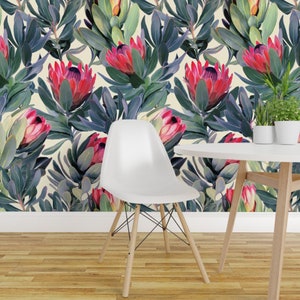 Proteas Wallpaper Painted Protea Floral Extra Large by Micklyn Custom ...