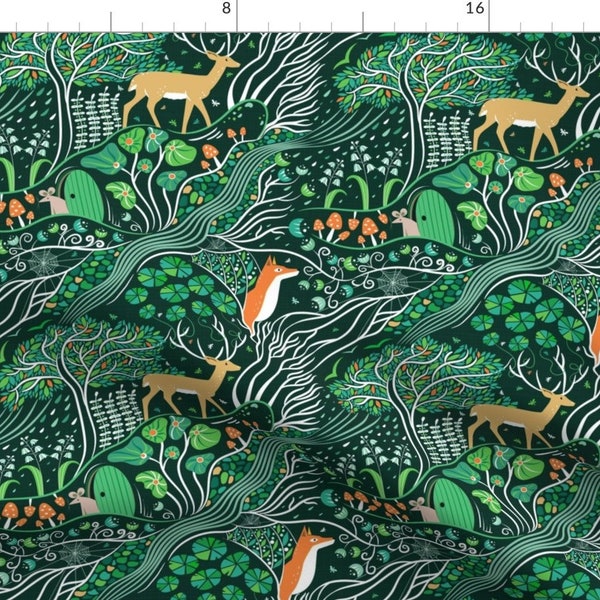 Forest Fabric - Etsy