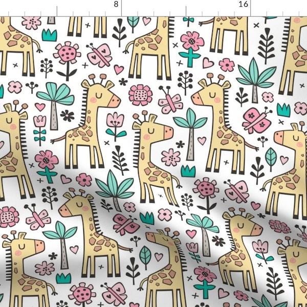 Giraffe Fabric - Etsy