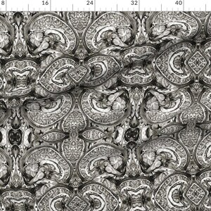 Brains Fabric - Half A Brain Anatomical Cross-section X Ray MRI ...