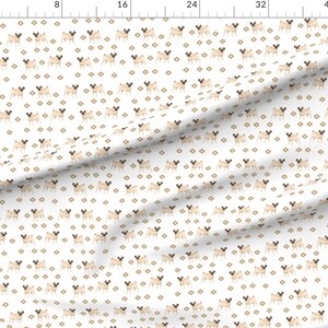 Pug Fabric Pug Breed Dog Lover Gifts for Pugs White by Charlottewinter ...