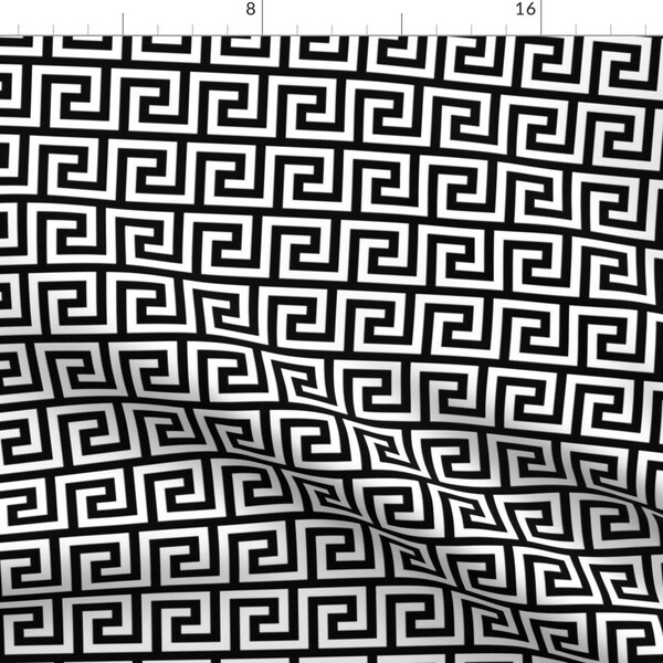 Greek Key Fabric - Etsy
