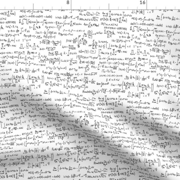 Math Fabric - Etsy