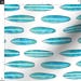 Surf Board Fabric - Surfboards - Watercolor Blue (90) by ...