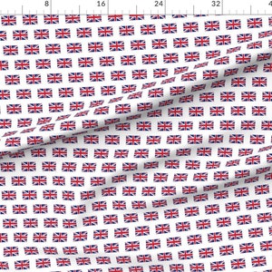 Union Jack British Flag Fabric Union Jack // Small by Thinlinetextiles ...