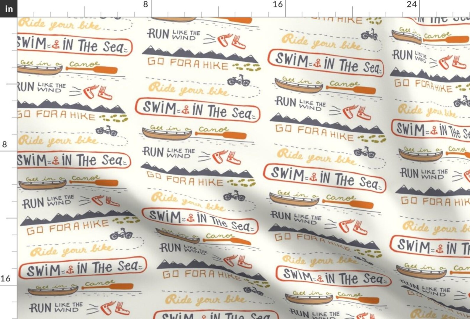 Adventure Fabric - the Great Outdoors by Ellolovey - Outdoors ...