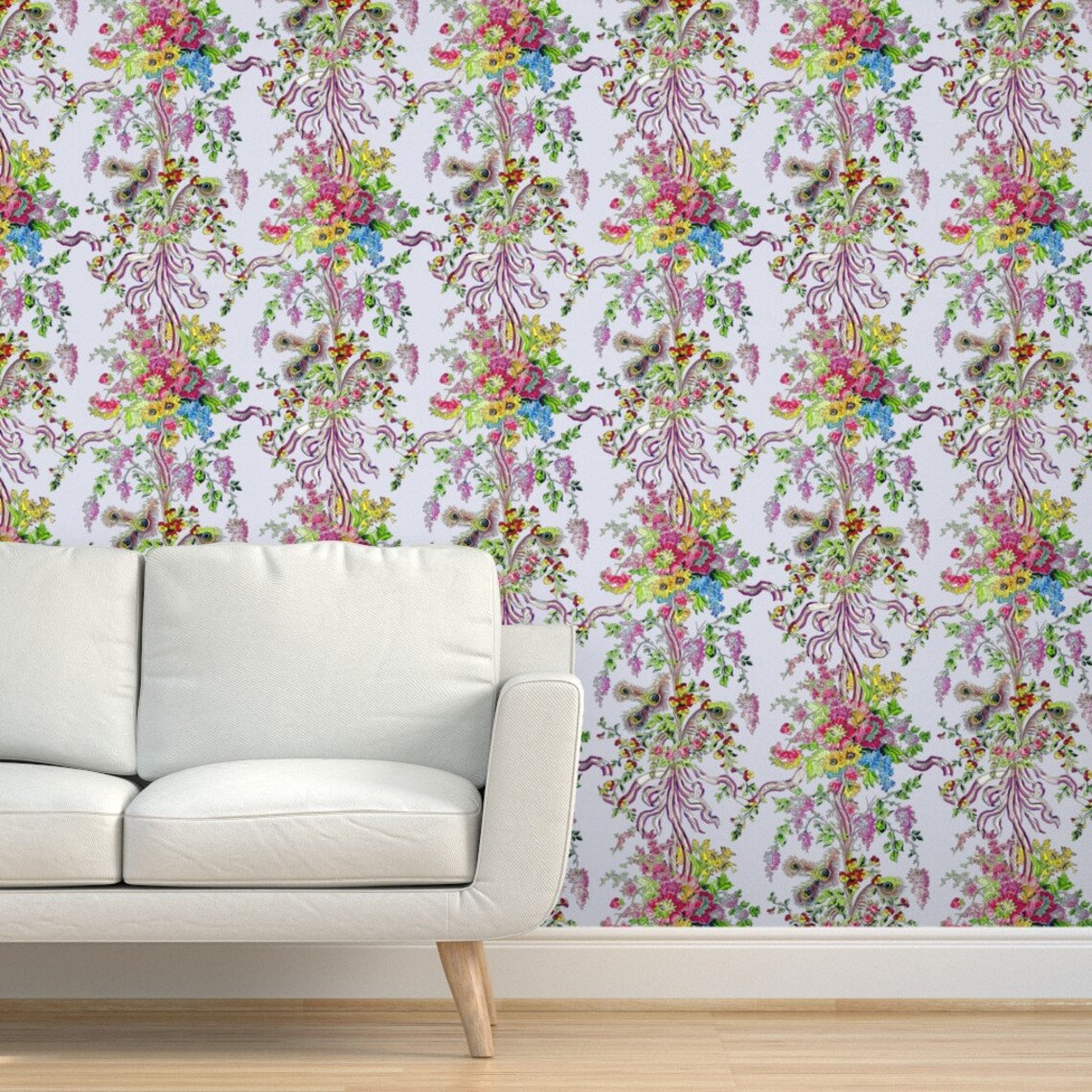 Rococo Wallpaper rococo Marie Antoinette's Boudoir by - Etsy