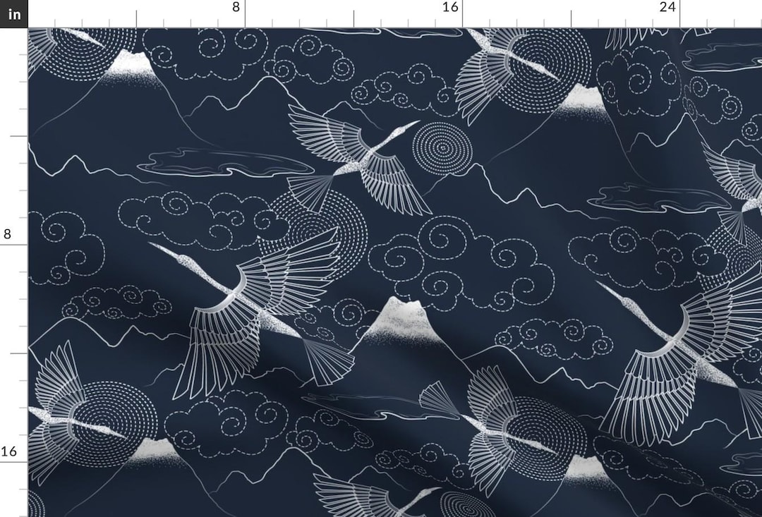 Mt Fuji Fabric - Hiking Mount Fuji Japan by Vo Aka Virginiao - Mt Fuji ...