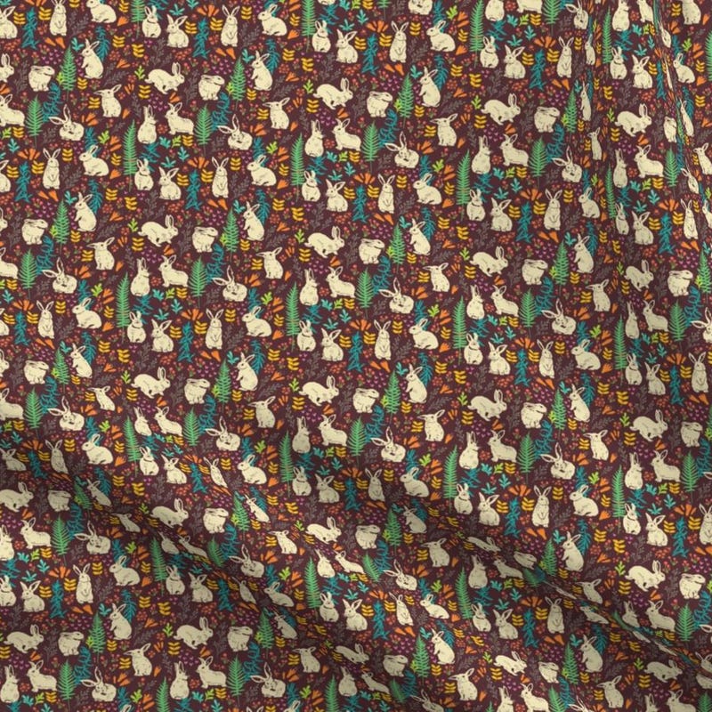 Rabbit Fabric - Etsy
