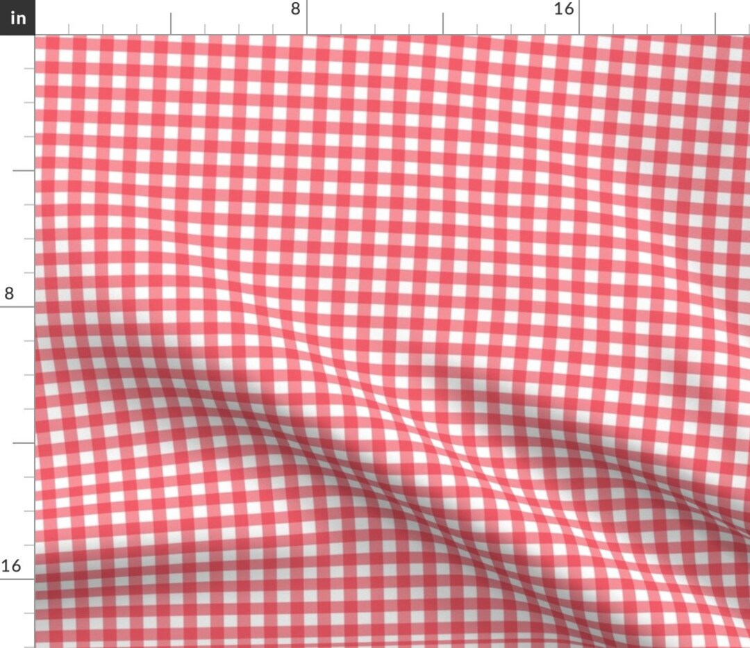 Red Gingham Fabric Gingham Red by Sylviaoh Red and White Gingham Home ...