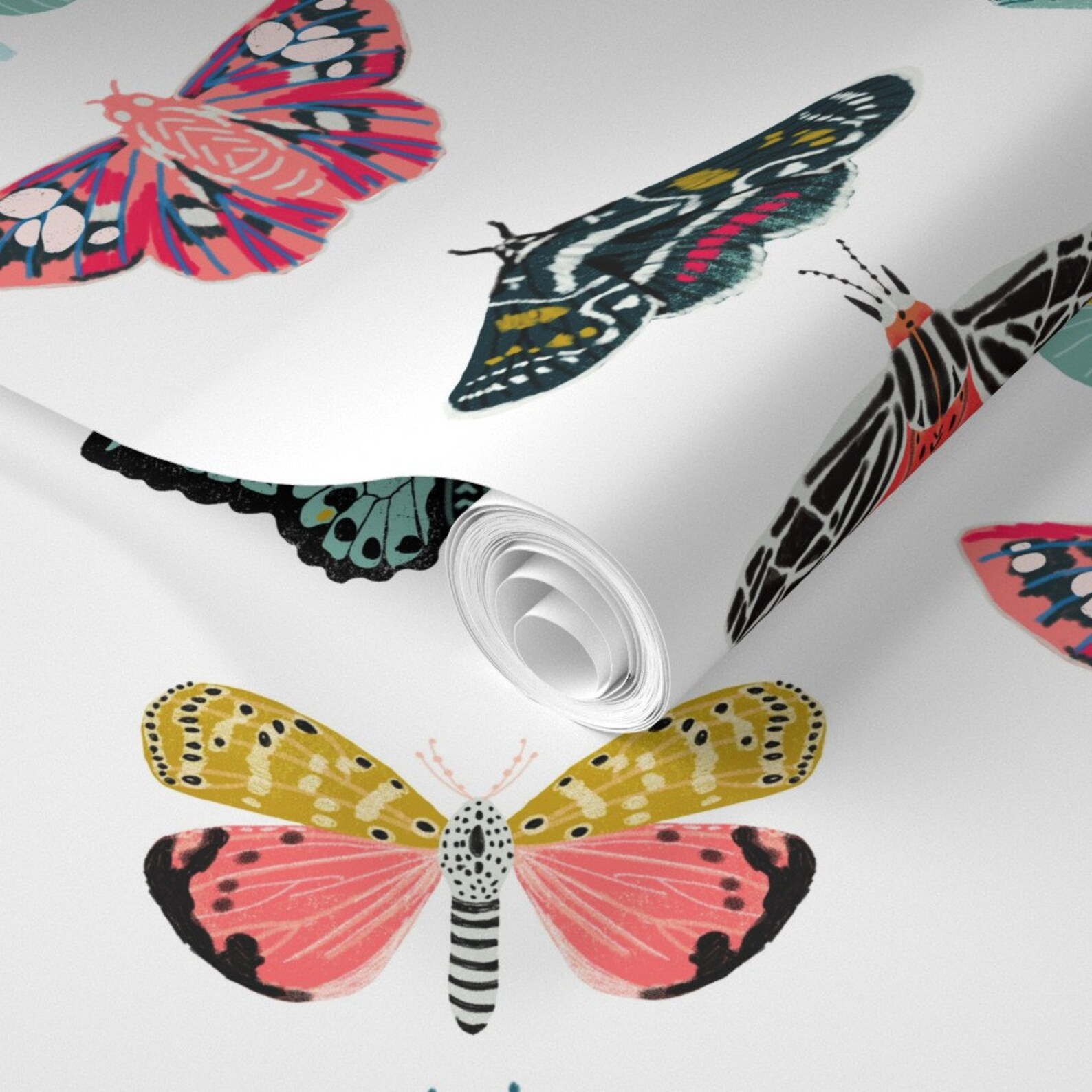 Moth Butterfly Wallpaper Moths Butterflies Insect by Andrea - Etsy