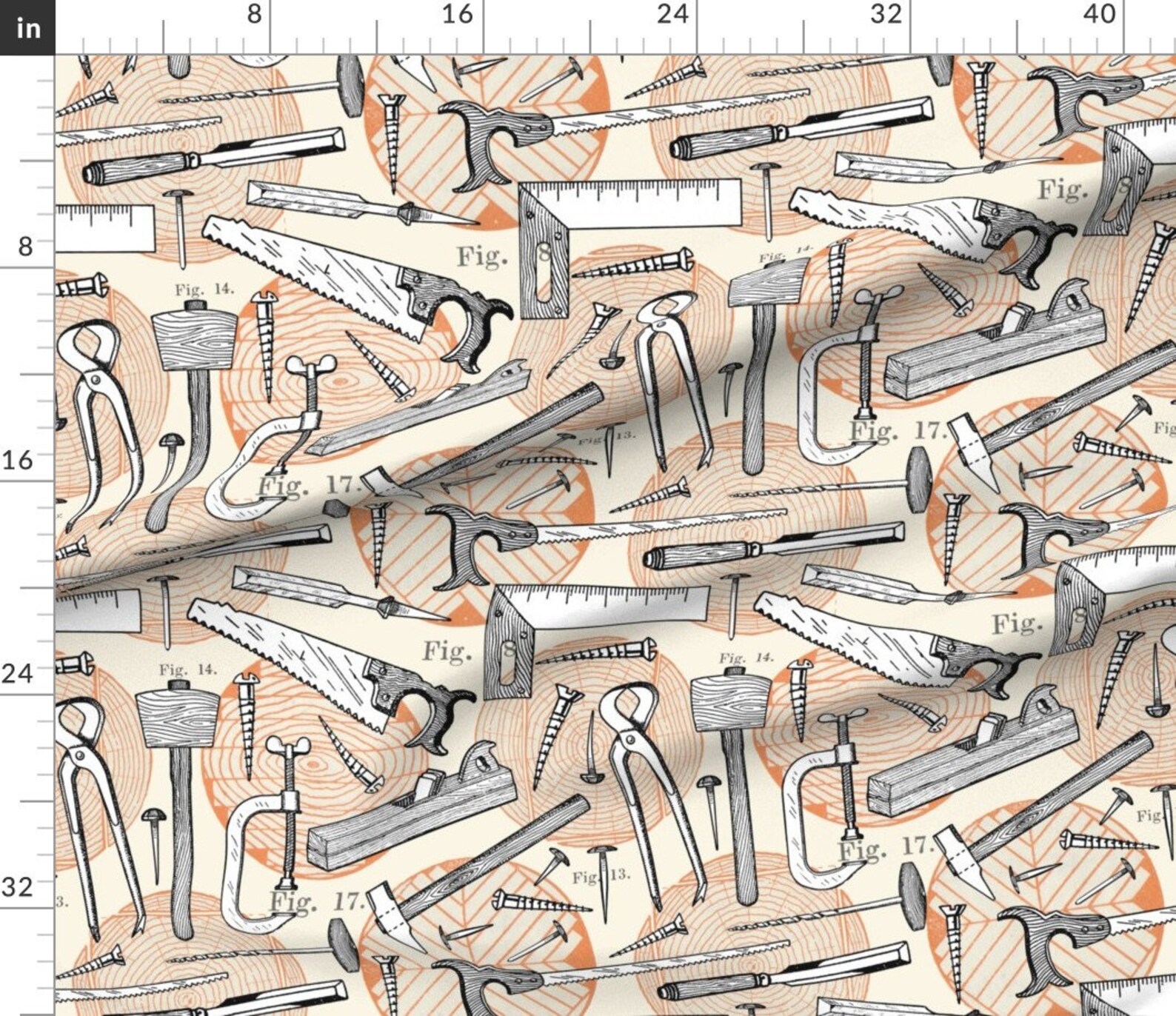 Man Tools Fabric the Best Woodshop by Chicca Besso Workman Tools ...