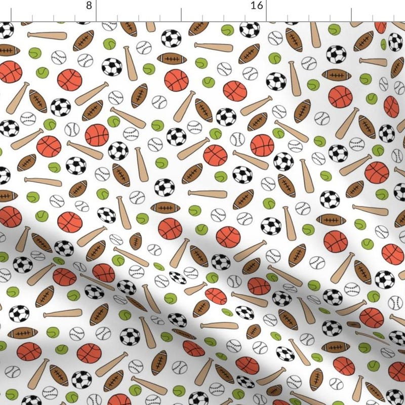 Neutral Sports Fabric - Etsy