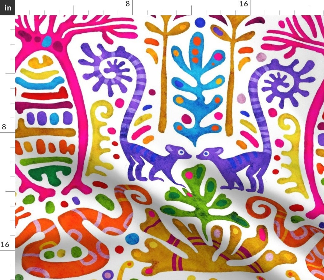 Maximalist Fabric Tropical Maximalism by Ikerpazdesign - Etsy