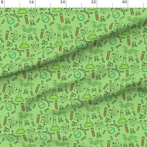 Science Fabric - Science Lab by New Earth Baby - Science Atom ...