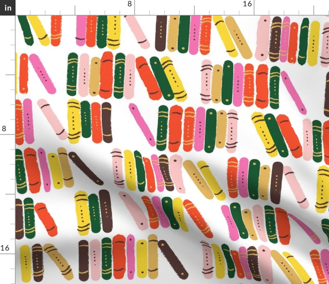 Books Fabric Bookworm by Shelbyallison School Library Reading Teacher ...