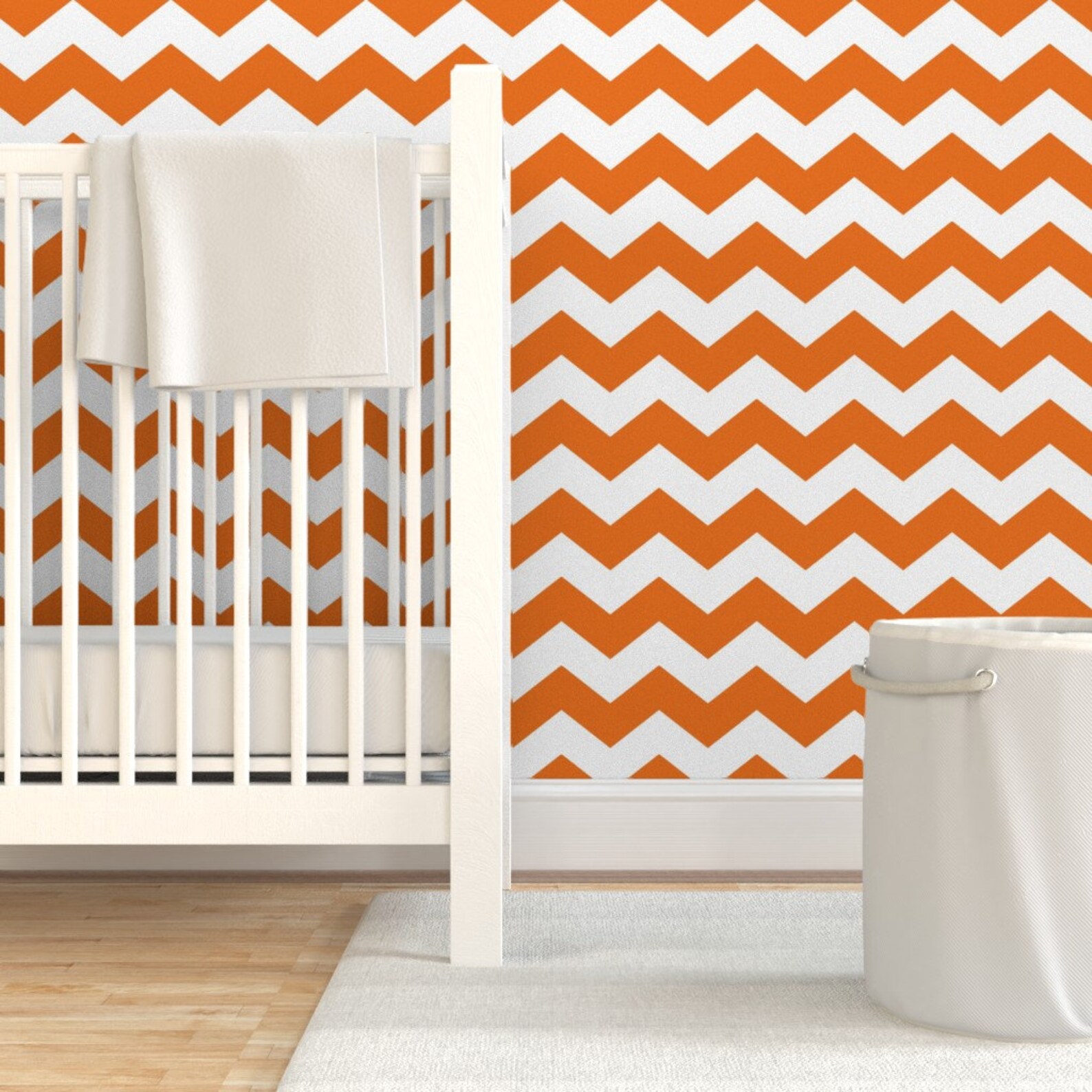 Orange Chevron Wallpaper Chevron Lg by Misstiina Zigzag - Etsy