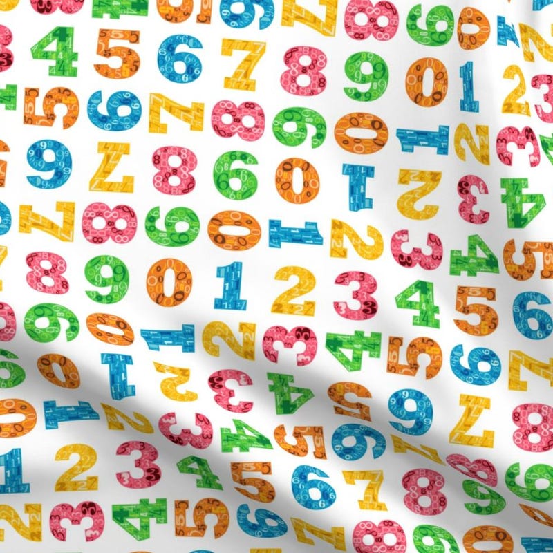 Fabric Numbers - Etsy