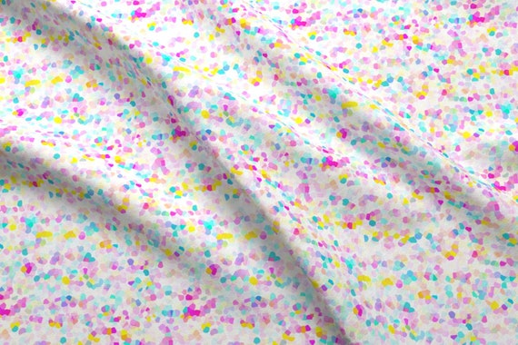 Layers Of Confettis Fabric Bright Translucent Confetti | Etsy