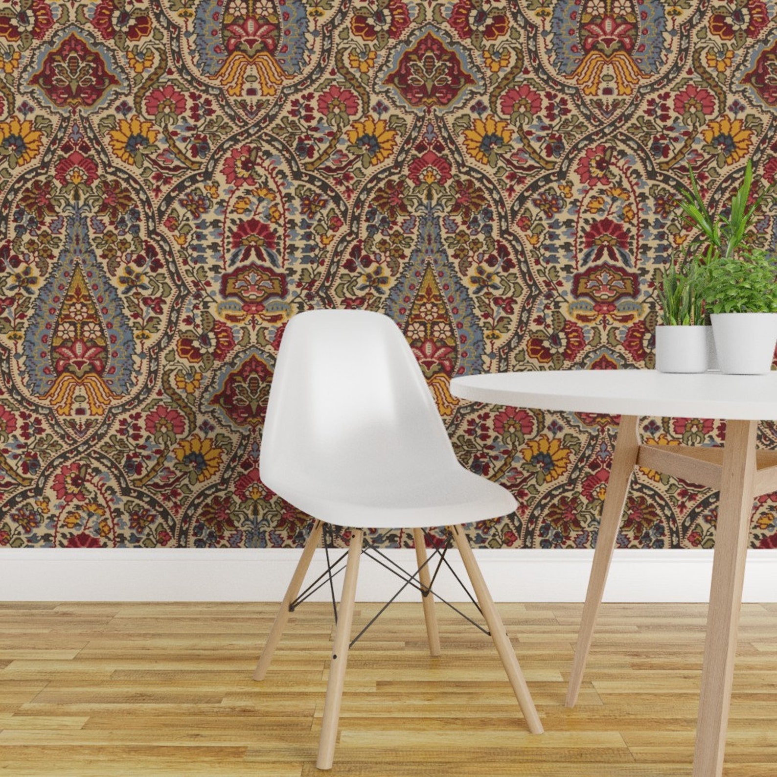 Paisley Wallpaper Alfred Paisley by Peacoquettedesigns Autumn Vintage ...