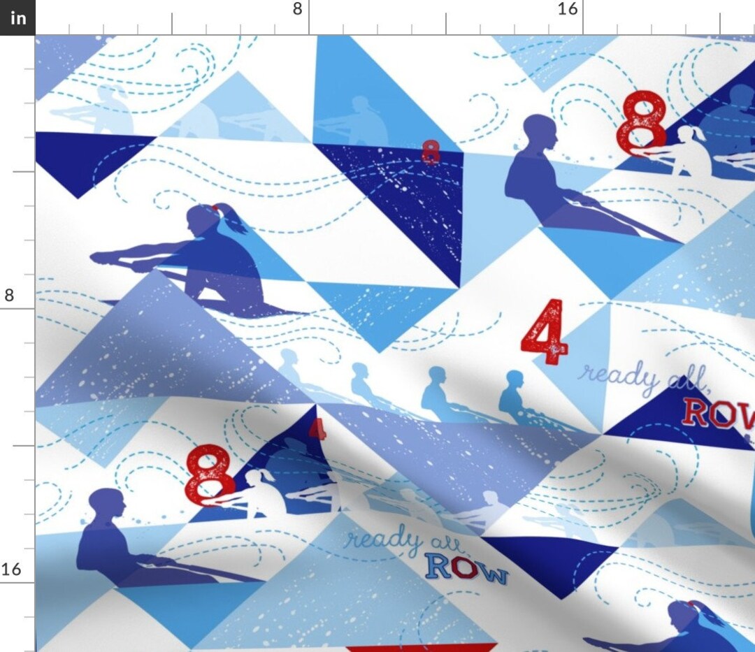 Rowing Crew Fabric Ready All, Row by Hootenannit Crew Team Sports ...