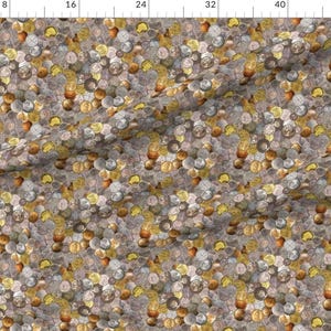 Steampunk Fabric Victorian Era Coins by Joyfulrose Steampunk Vintage ...