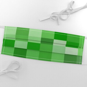 Pixel Creature Fabric Green Pixel Fabric by Lightningandlace - Etsy