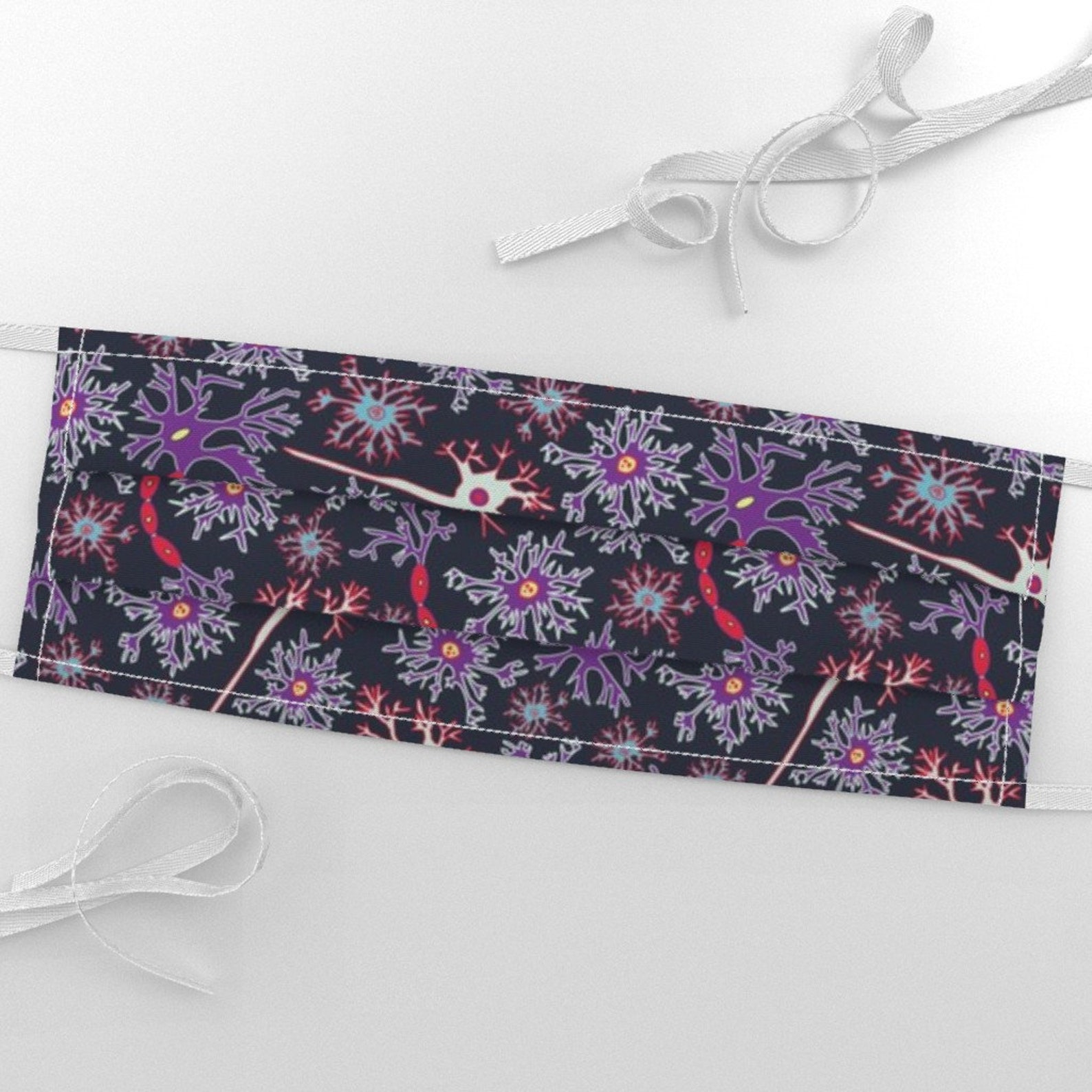 Neurons Fabric Neuron Nerd by Mag-o Medical School Science | Etsy