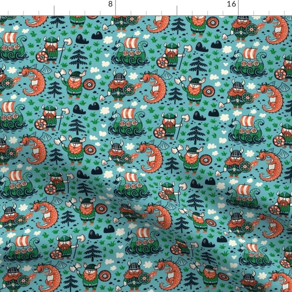 Nordic Viking Fabric - Etsy