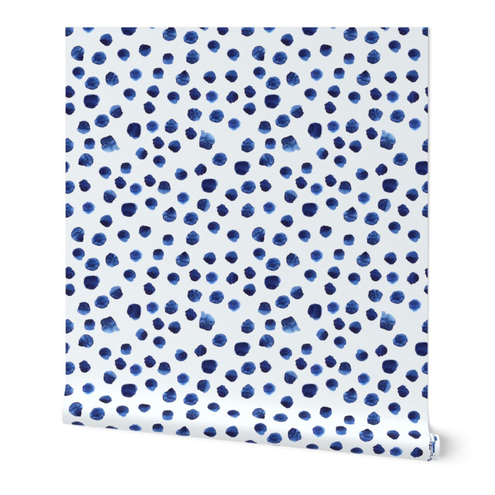 Watercolor Wallpaper Blue Brushstroke Dot by Katerinaizotova - Etsy