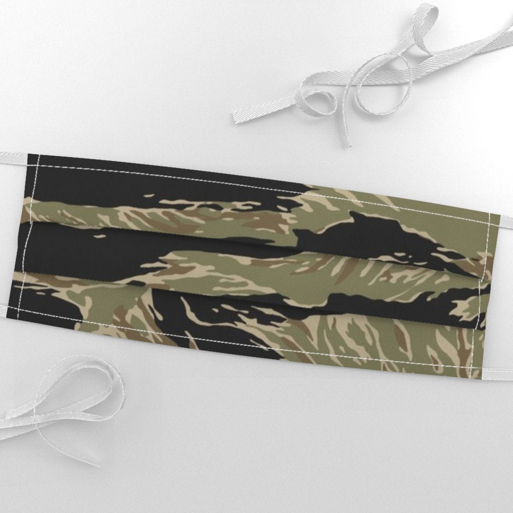 Camo Stripe Fabric Tiger Stripe Camo by Ricraynor Tiger | Etsy
