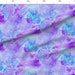 Purple Watercolor Fabric Aqua Violet Watercolor Splashes by - Etsy