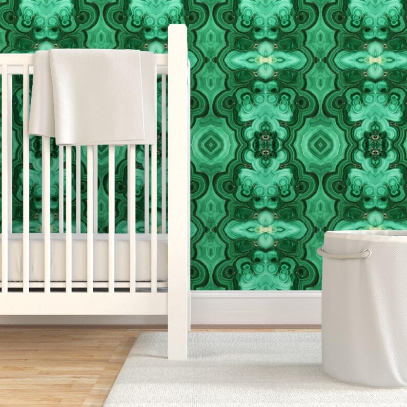 Emerald Malachite Wallpaper - Malachite Plus by Pricedesigns - Abstract ...