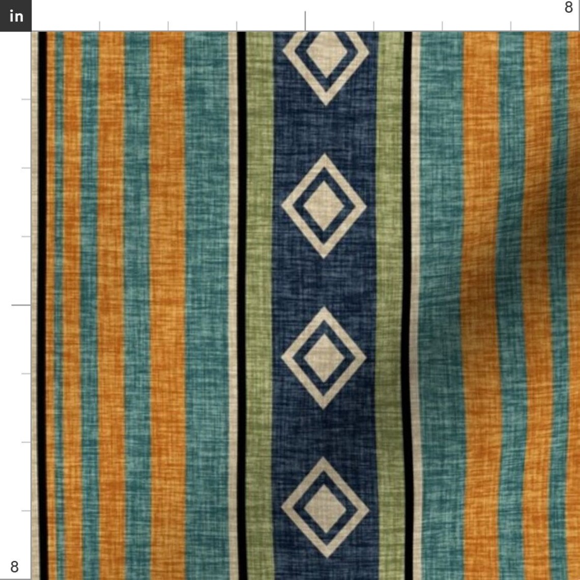 Western Fabric Western Blanket Railroaded by Thecalvarium - Etsy