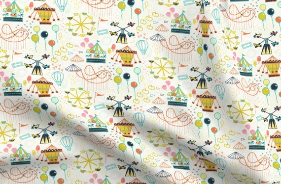 State Fair Fabric Fun Fair By Friztin Modern Nursery Decor | Etsy