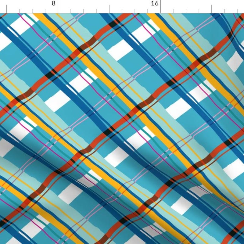 Red Yellow Aqua Blue - Etsy