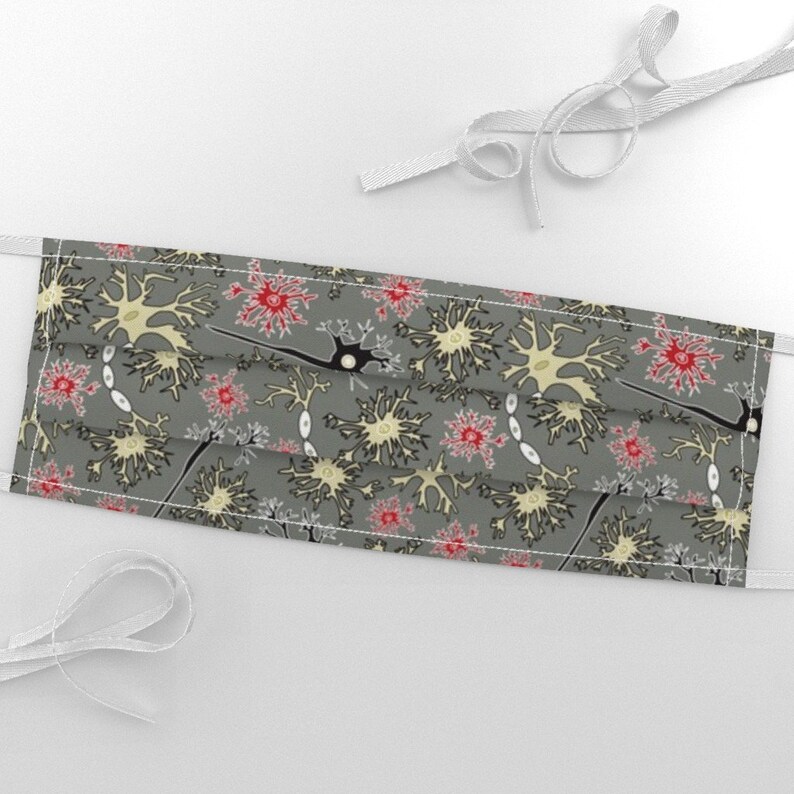 Neurons Fabric Neurons by Mag-o Medical School Science | Etsy