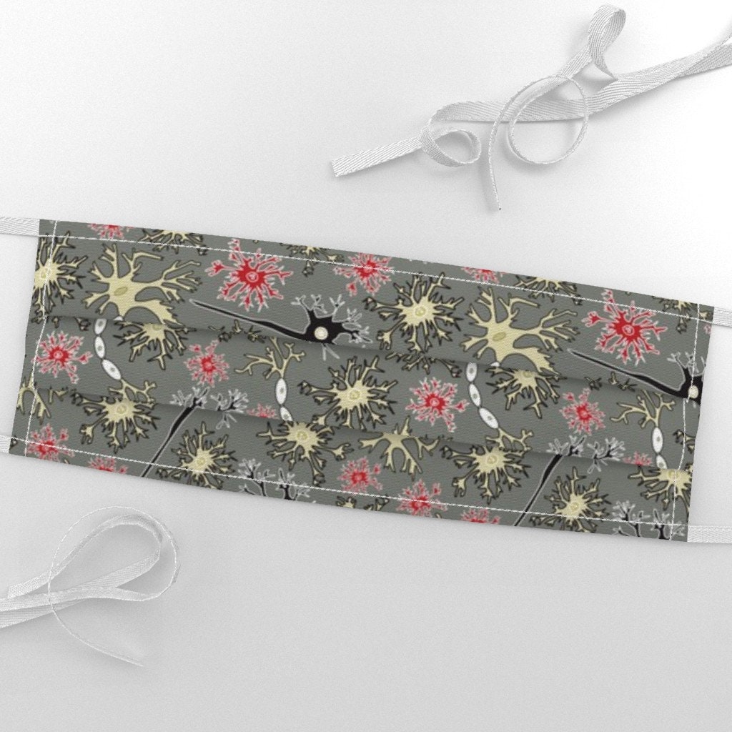 Neurons Fabric Neurons by Mag-o Medical School Science | Etsy