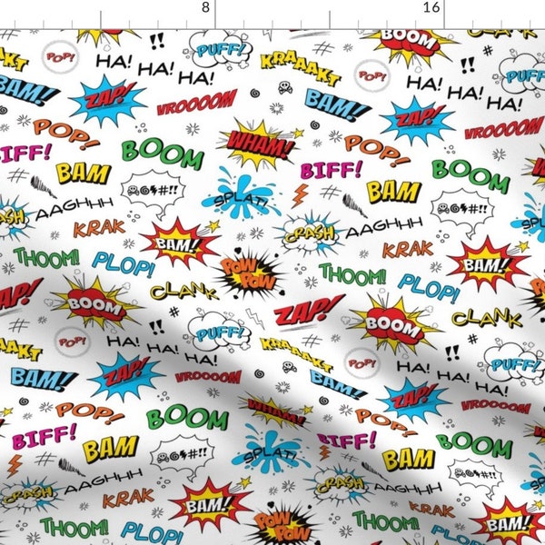 Comic Book Fabric - Etsy