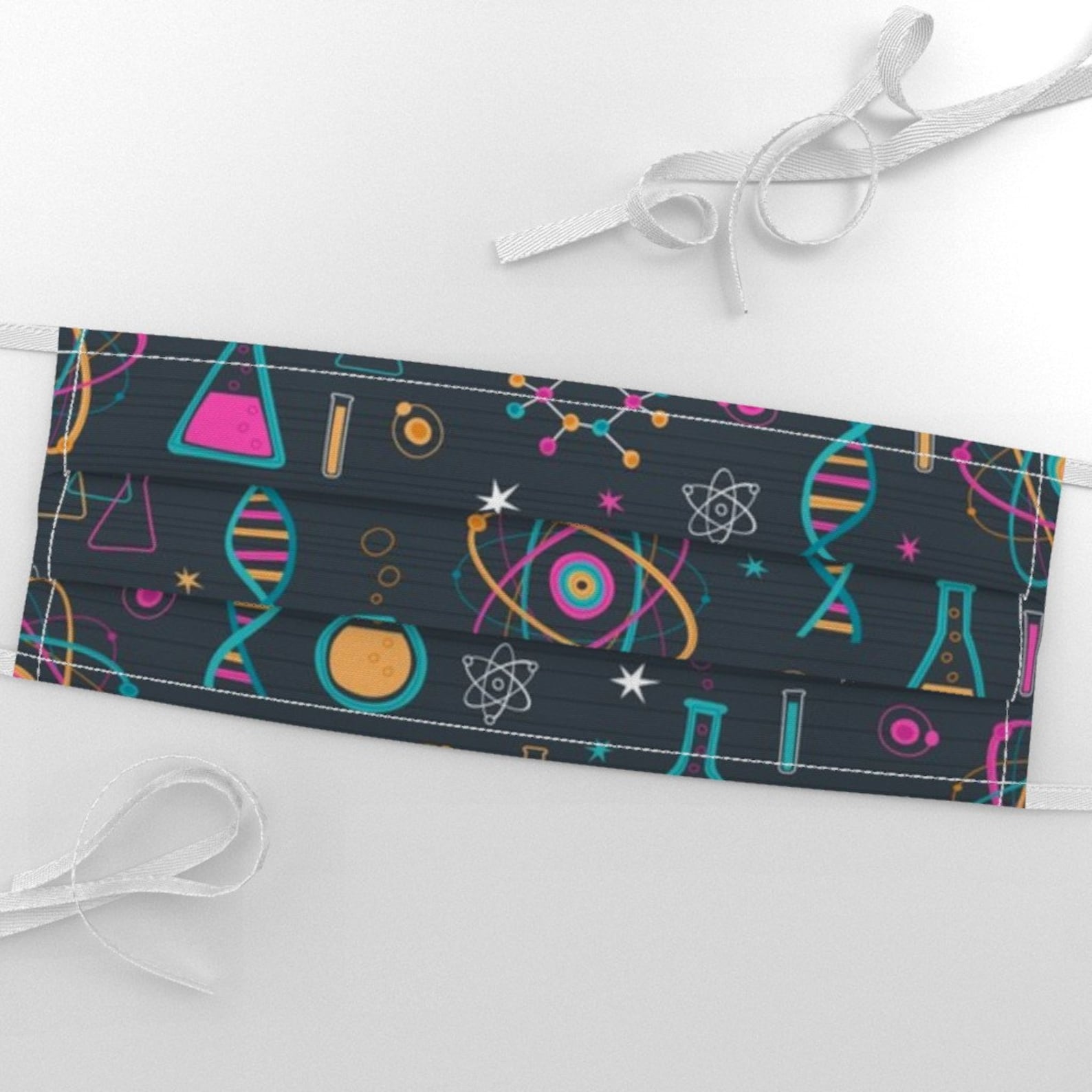 Science Fabric Midcentury Modern Science by Robyriker | Etsy